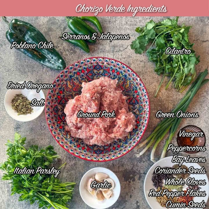 Spicy Chorizo Verde | Hilda's Kitchen Blog