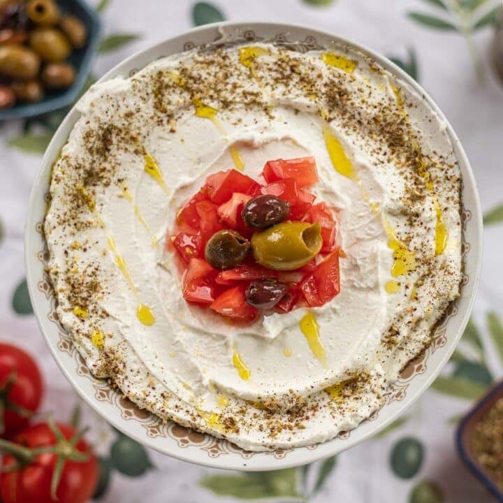 Labneh (Middle Eastern Yogurt Cheese) | Hilda's Kitchen Blog