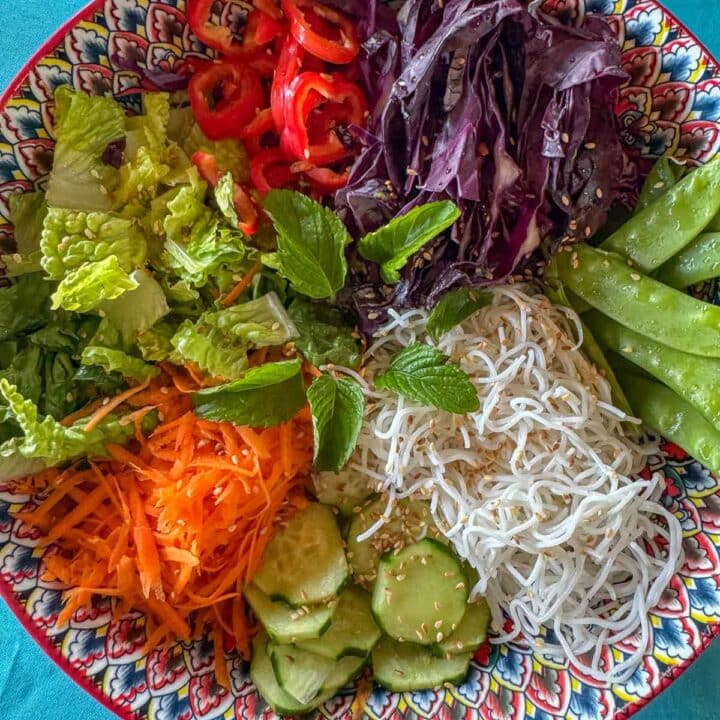 Easy Spring Roll Salad | Hilda's Kitchen Blog