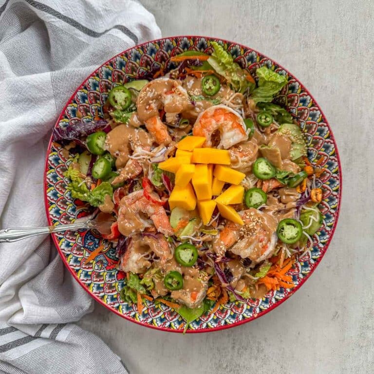 Easy Spring Roll Salad | Hilda's Kitchen Blog