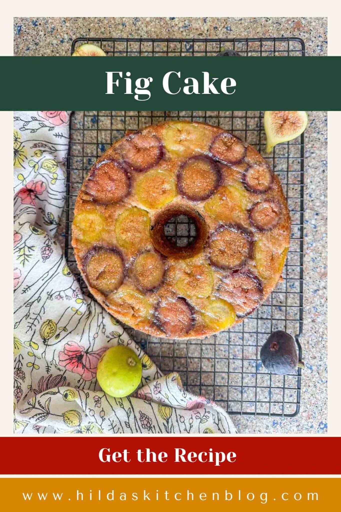 Moist Fig Cake With Pecans | Hilda's Kitchen Blog