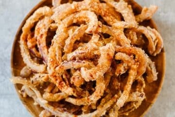 Frizzled Onions | Hilda's Kitchen Blog