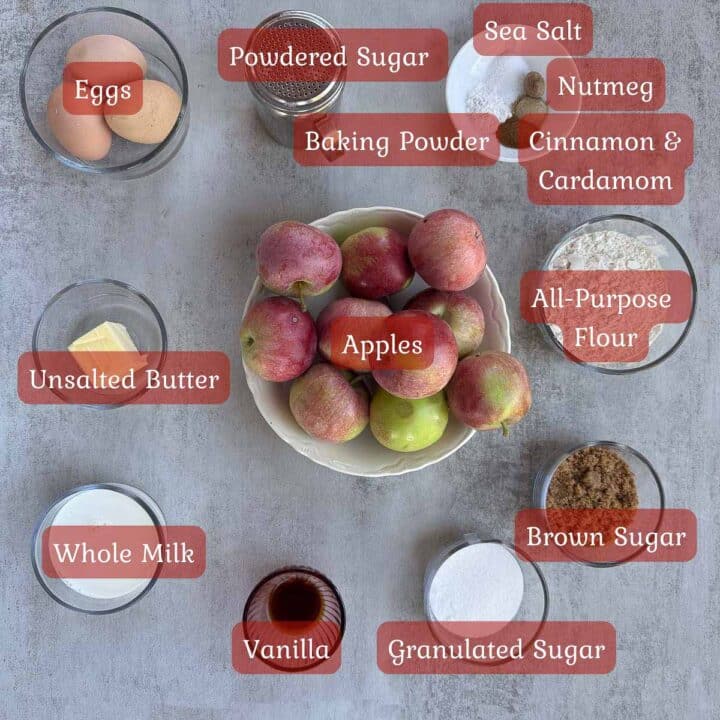 Invisible Apple Cake (Gâteau Invisible) | Hilda's Kitchen Blog