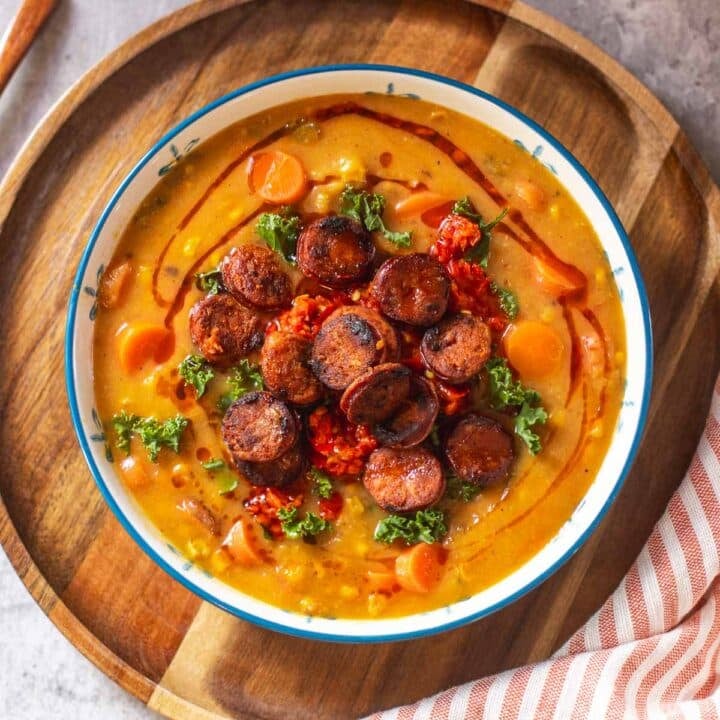 Hearty Chorizo Soup | Hilda's Kitchen Blog
