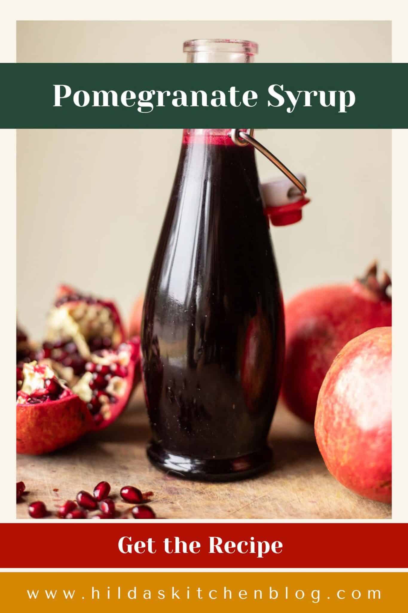 How to Make Pomegranate Syrup (Pomegranate Molasses) | Hilda's Kitchen Blog