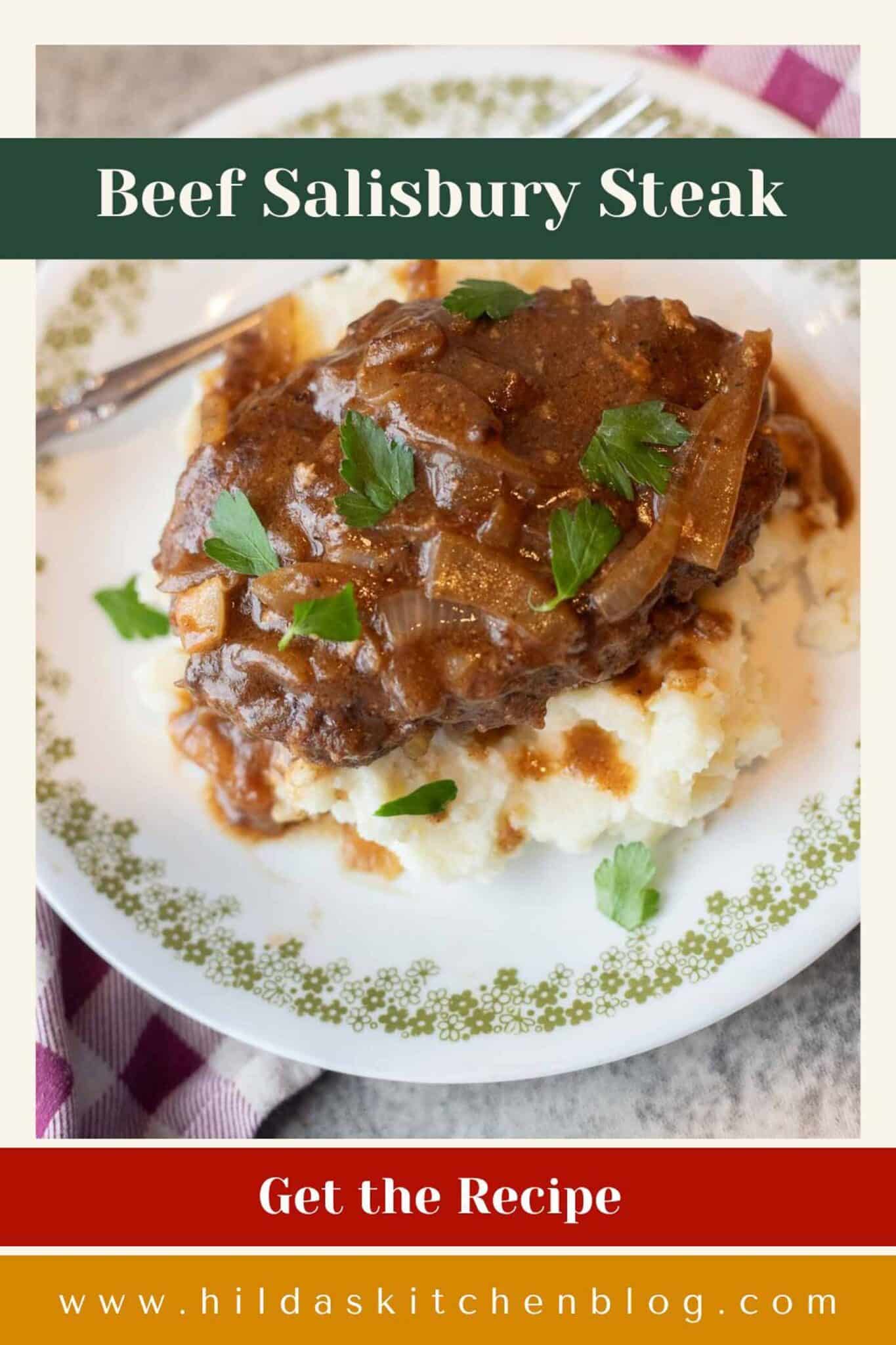 Beef Salisbury Steak Recipe | Hilda's Kitchen Blog